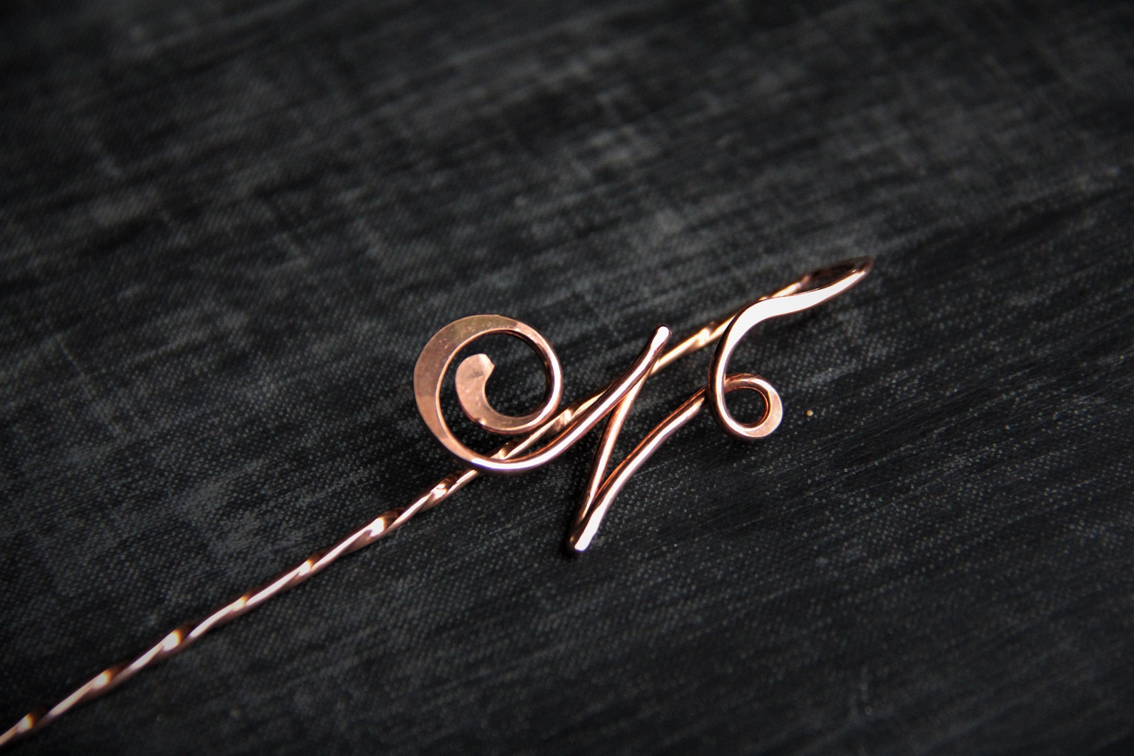 Personalized Cursive Letter Shepherds Hook Bookmark Monogram - Etsy