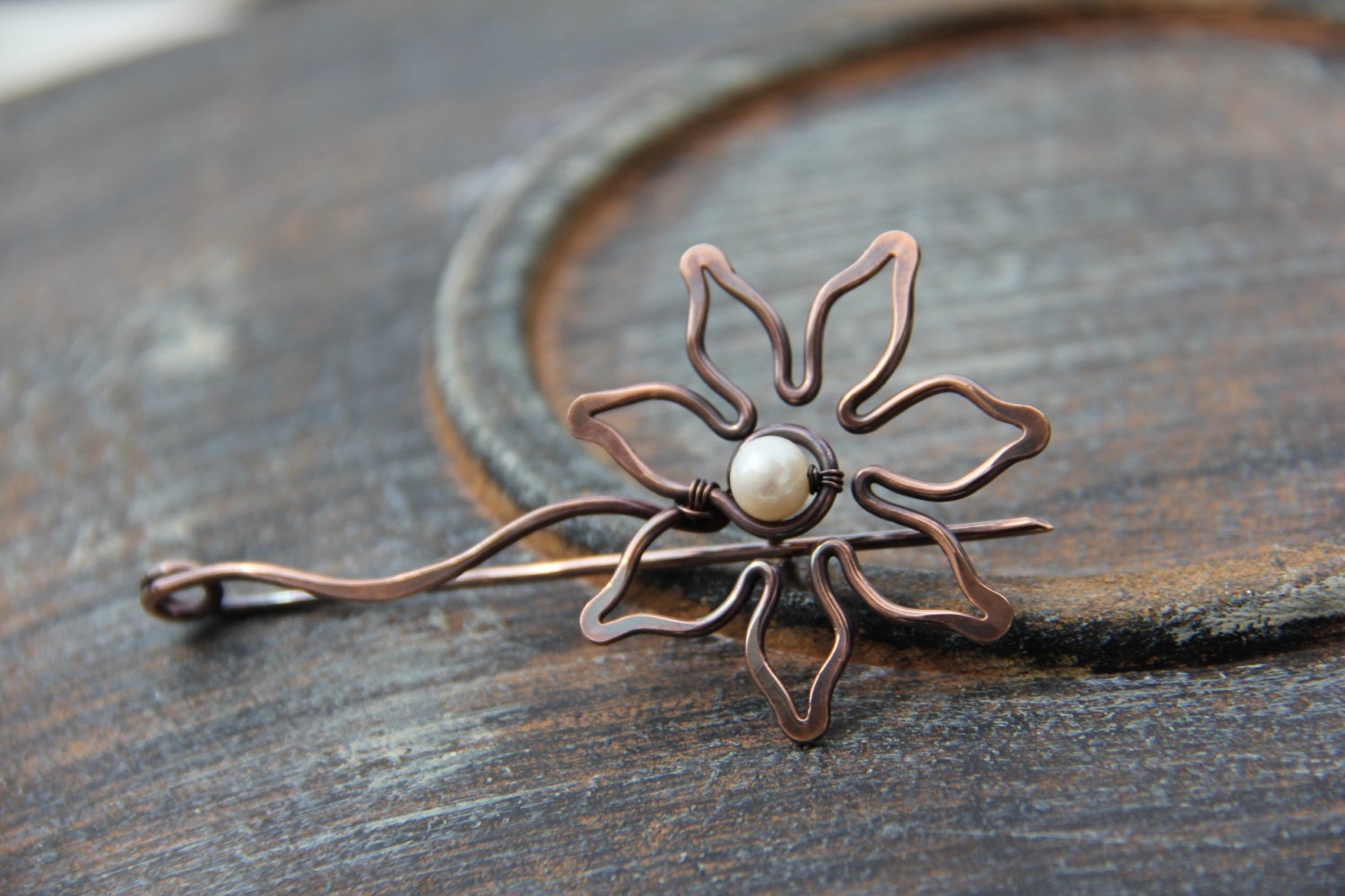 Shawl Pin Scarf Pin Brooch Cardigan Clasp Copper Shawl Pin | Etsy