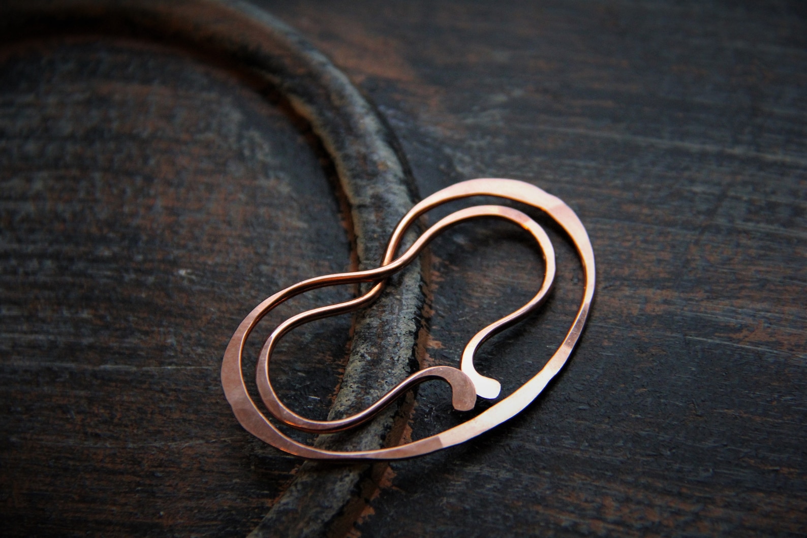 3 in 1 Heart in Oval Metal Shawl Pin, Bookmark and Hair Pin, Scarf Pin ...
