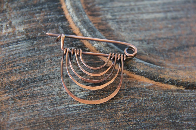 Shawl Pin Scarf Pin Sweater Pin Copper Brooch Antique - Etsy Shawl Pin Scarf Pin Sweater Pin Copper Brooch Antique - Etsy