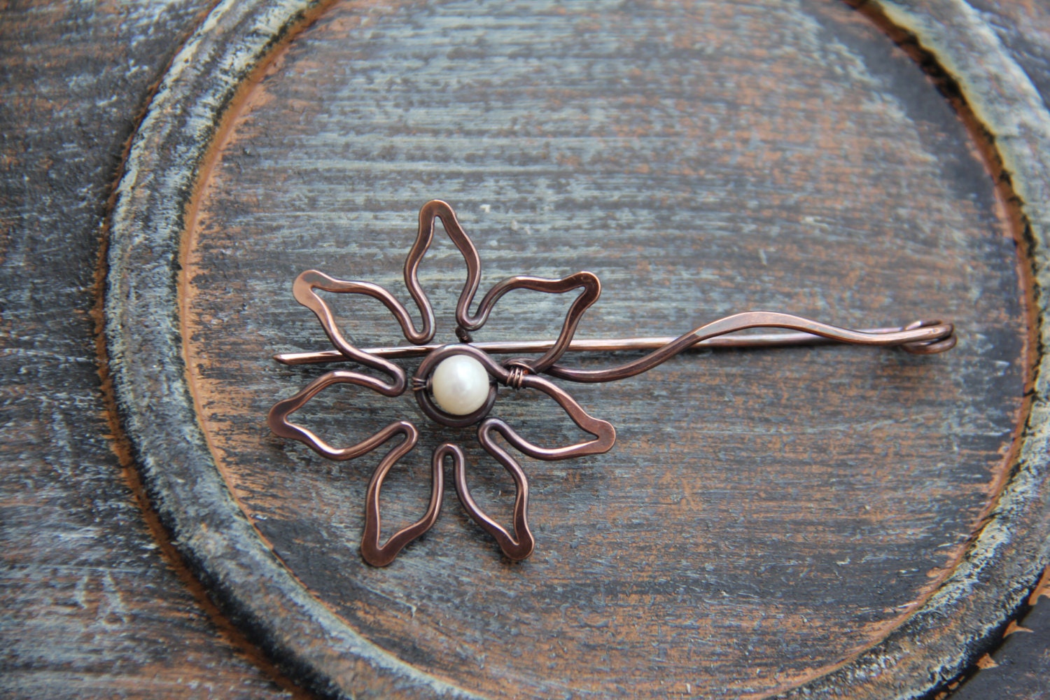 Shawl Pin Scarf Pin Brooch Cardigan Clasp Copper Shawl Pin | Etsy