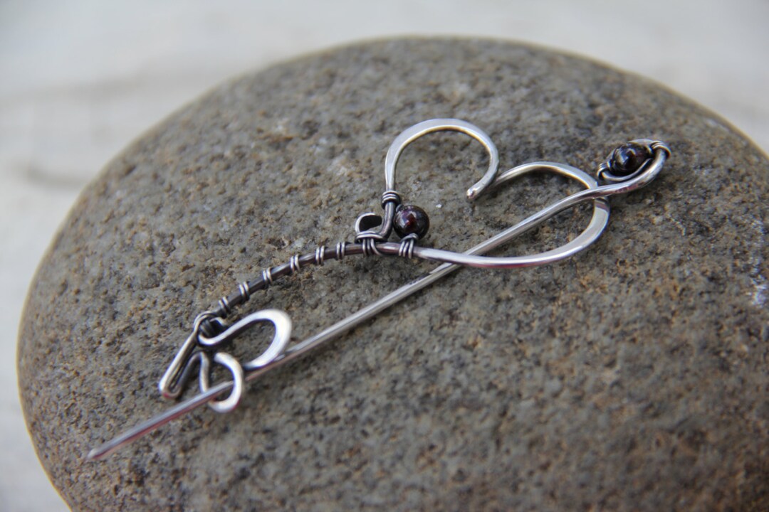 Shawl Pin, Scarf Pin, Brooch "key to My Heart" in Sterling Silver or ...