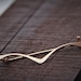 Minimalist Chevron Bronze or Silver Shawl Pin, Scarf Pin, Sweater Pin ...