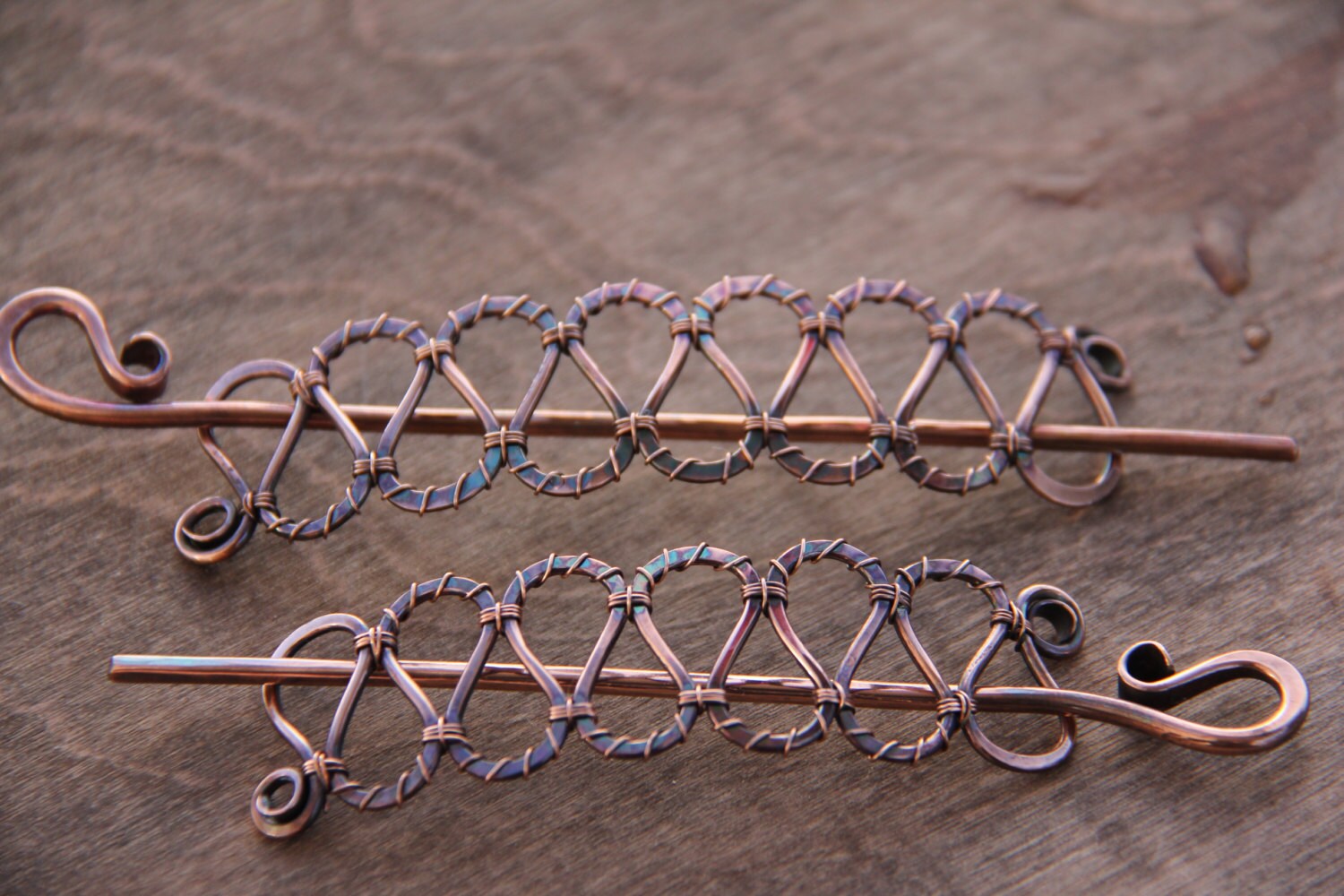 Hair Slide Hair Barrette Hair Clip Hair Pin Oxidized | Etsy