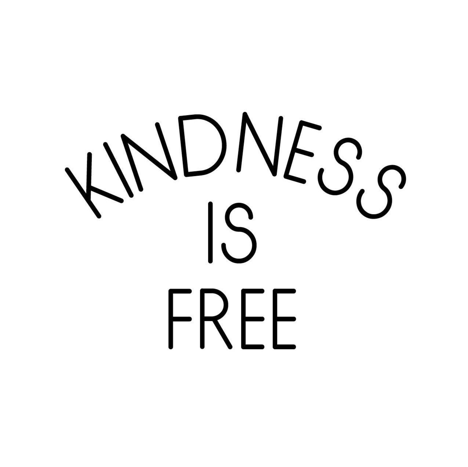 DIY / Iron on Vinyl / Kindness is Free / Vinyl Decal / DIY - Etsy