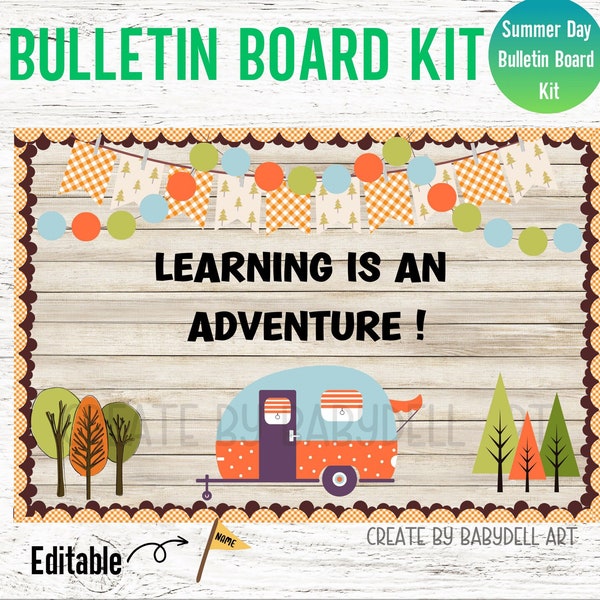 Camping Bulletin Board - Etsy