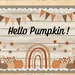 Rustic Pumpkin Bulletin Board Kit - Fall Classroom Decor, Easy to ...