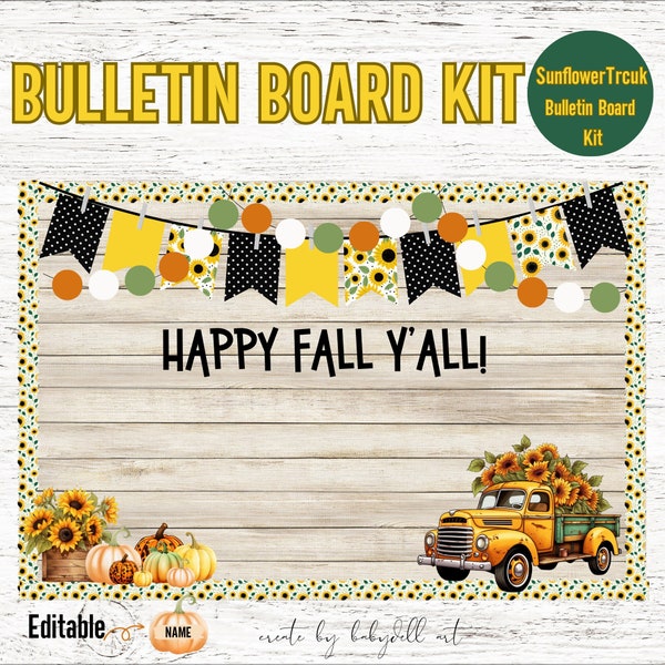 Sunflower Bulletin Board - Etsy