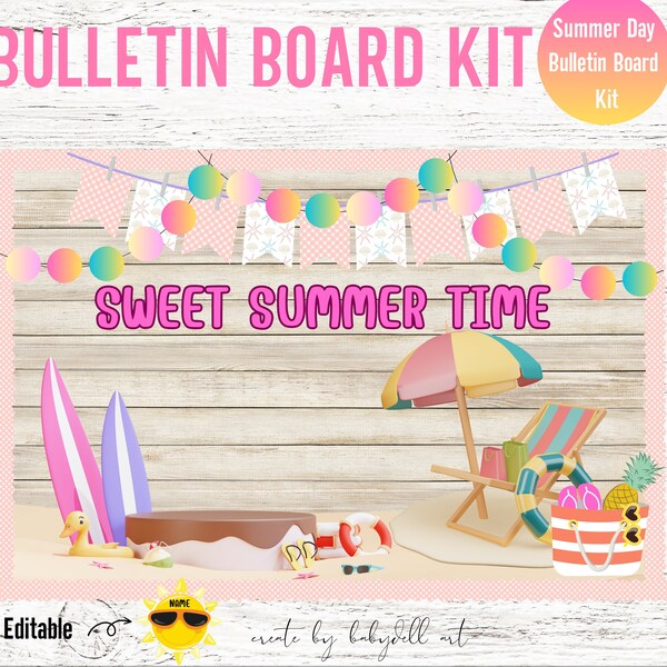 Beach Bulletin Board - Etsy