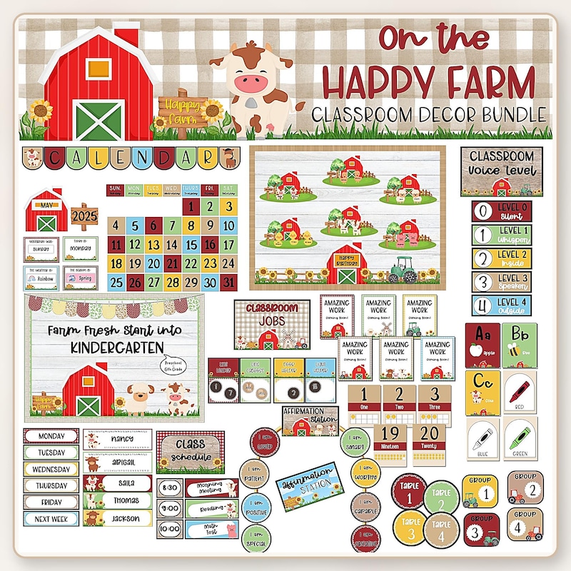 Barn Classroom Theme - Etsy