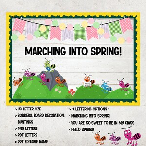 Marching Into Springmarch Bulletin Board You Are so Sweet to Be in My ...