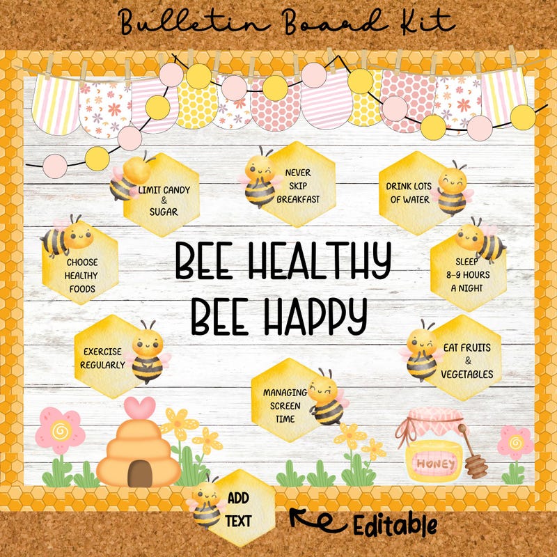 Bee Bulletin Board - Etsy