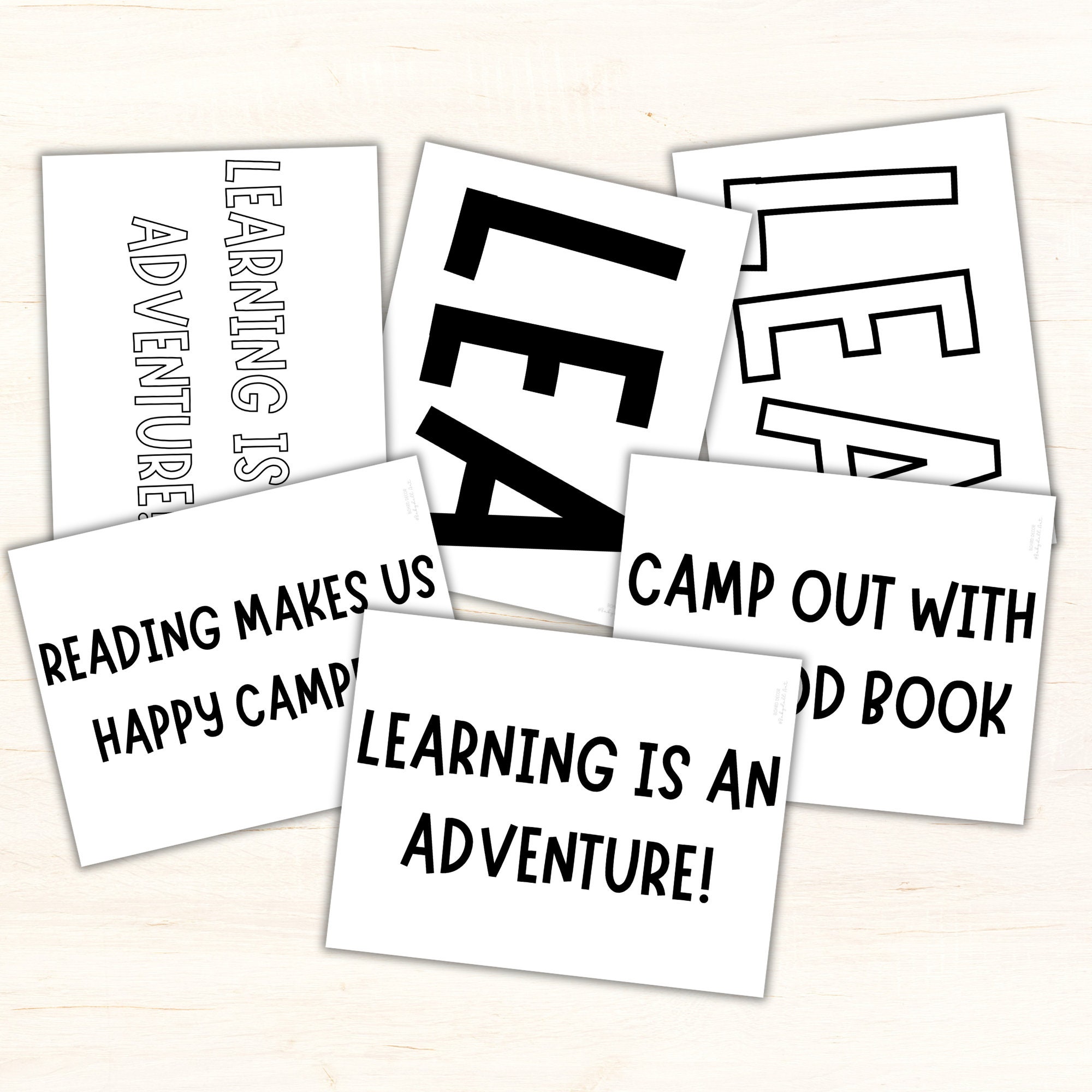 Learning is an ADVENTURE Camping Adventure Bulletin Board Kit Summer ...