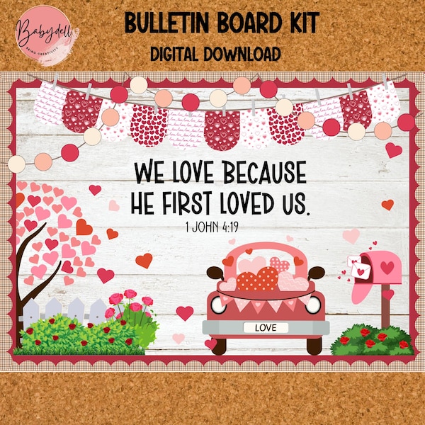 Christian Valentines Bulletin Board - Etsy