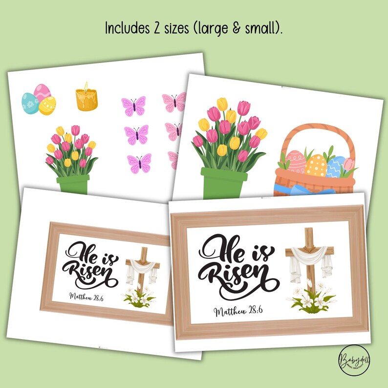 Easter Bulletin Board Kit for Christian Classroom and Sunday School ...