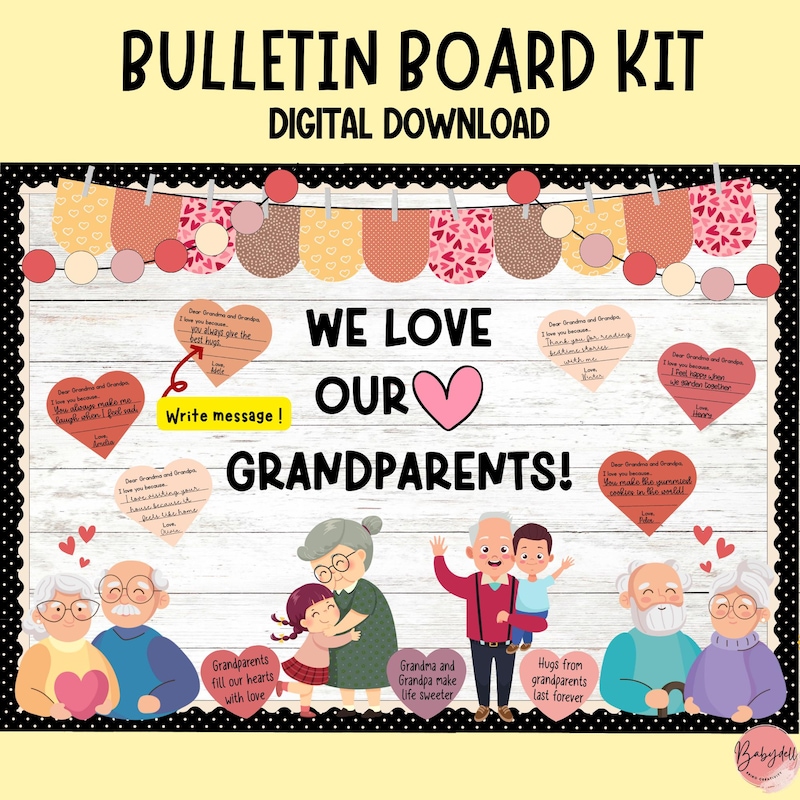 Grandparents Banner - Etsy