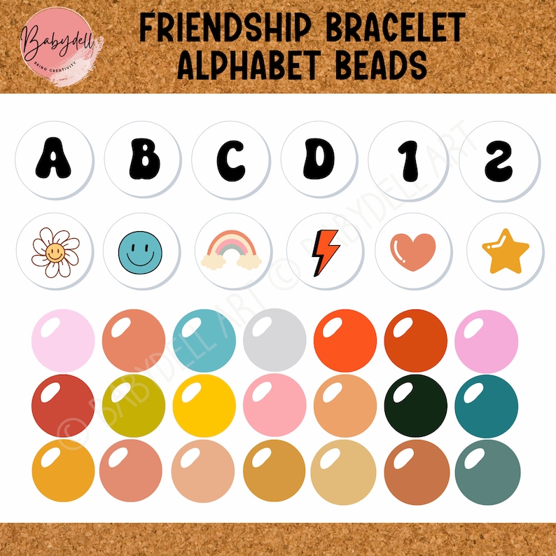 Retro Friendship Bracelet Bulletin Board Kit: Groovy Classroom Decor ...