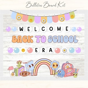 Welcome Back to School Bulletin Board Kit August Classroom Decor ...