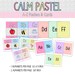 Calm Pastel Alphabet Posters, Editable Calm Colors Classroom Decor ...