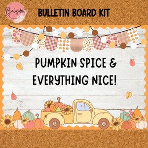 Fall Pumpkin Truck Bulletin Board Autumn Inspirational Fall Theme ...