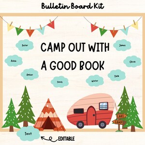 Learning is an ADVENTURE! Camping Adventure Bulletin Board Kit Summer ...