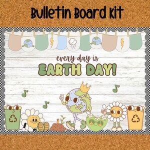 Eco-friendly Earth Day Bulletin Board Kit Every Day is Earth Day ...