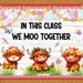 Highland Cow Spring Bulletin Board Kit Reading Bulletin Board Spring ...