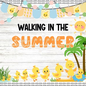 Floating Into Summer Bulletin Board - Etsy