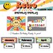 Birthday Bulletin Board Birthday Chart Display Editable Retro Classroom ...