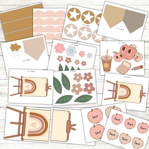 Back to School Bulletin Board Kit Boho Rainbow Classroom Decor ...