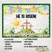 He is Risen Easter Bulletin Board Kit | Resurrection Classroom Door ...
