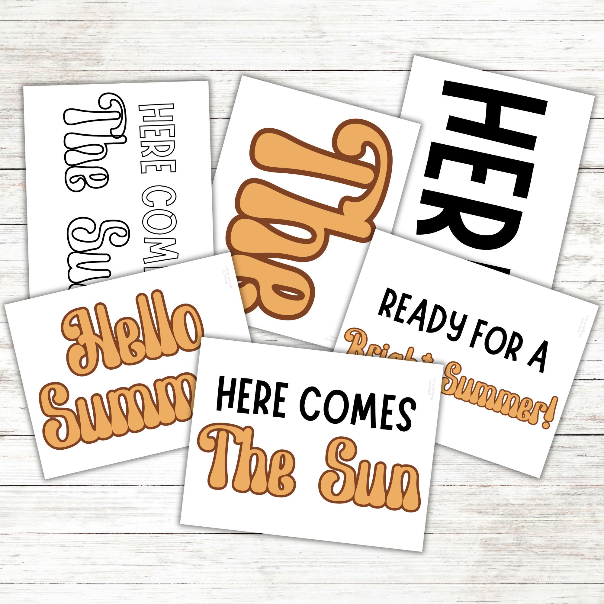 Summer Bulletin Board Kit: Groovy Classroom Decor - Etsy