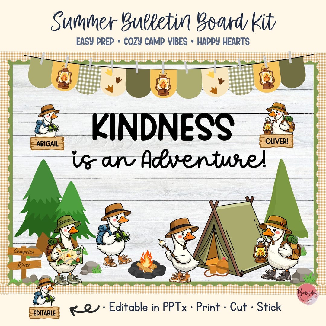 Adventurer Decor for Summer Classrooms and Camping Bulletin Boards - Etsy