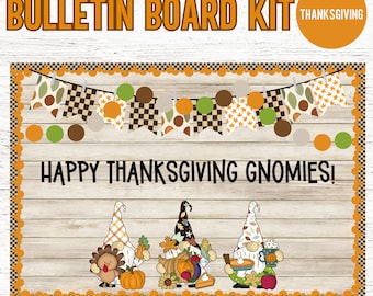 Thanksgiving Bulletin Board Kit for Classroom Decor - Etsy
