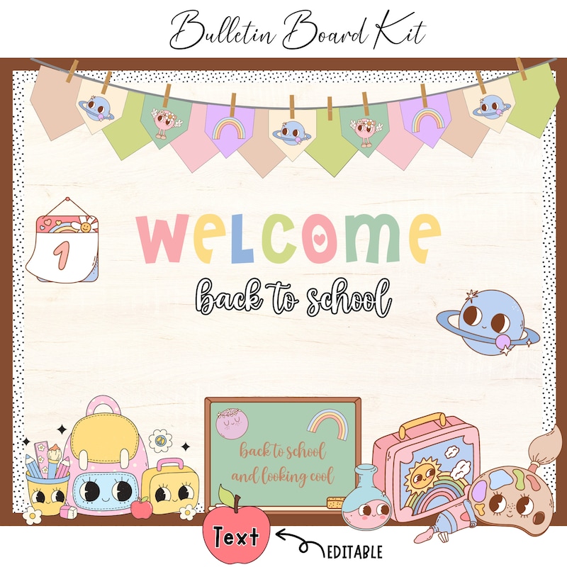 Back to School Bulletin Board - Etsy