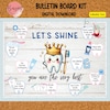 Dental Hygiene Bulletin Board Kit: Healthy Habits Oral Hygiene Decor ...