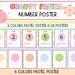 Groovy Pastel Number Posters 0-20: Retro Classroom Decor - Etsy