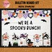 Spooky Halloween Bulletin Board Kit Fall Bulletin Board Kit October ...