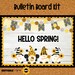 SPRING Bulletin Board, Spring Classroom, Bulletin Board Kit, Classroom ...
