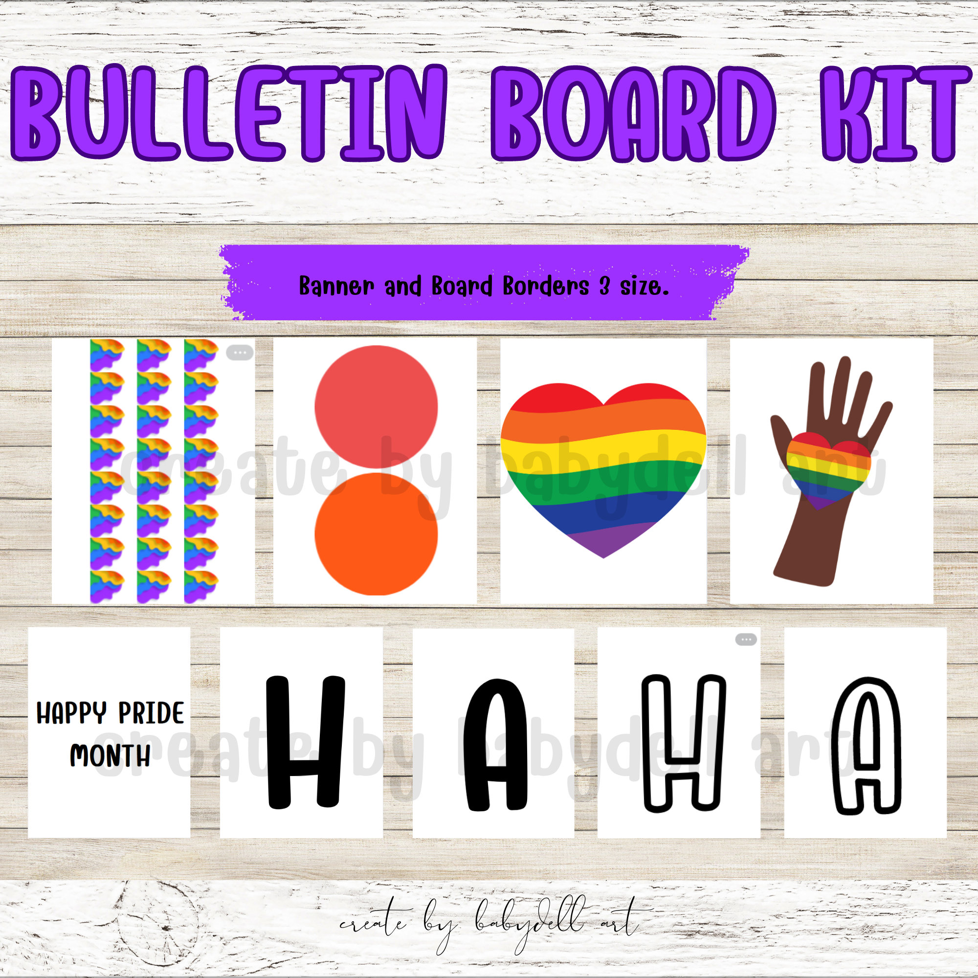 Pride Month Bulletin Board Classroom Display Door Decor Kit - Etsy