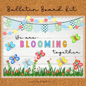 Spring Bulletin Board | Butterfly Theme | April Classroom & Door Decor ...