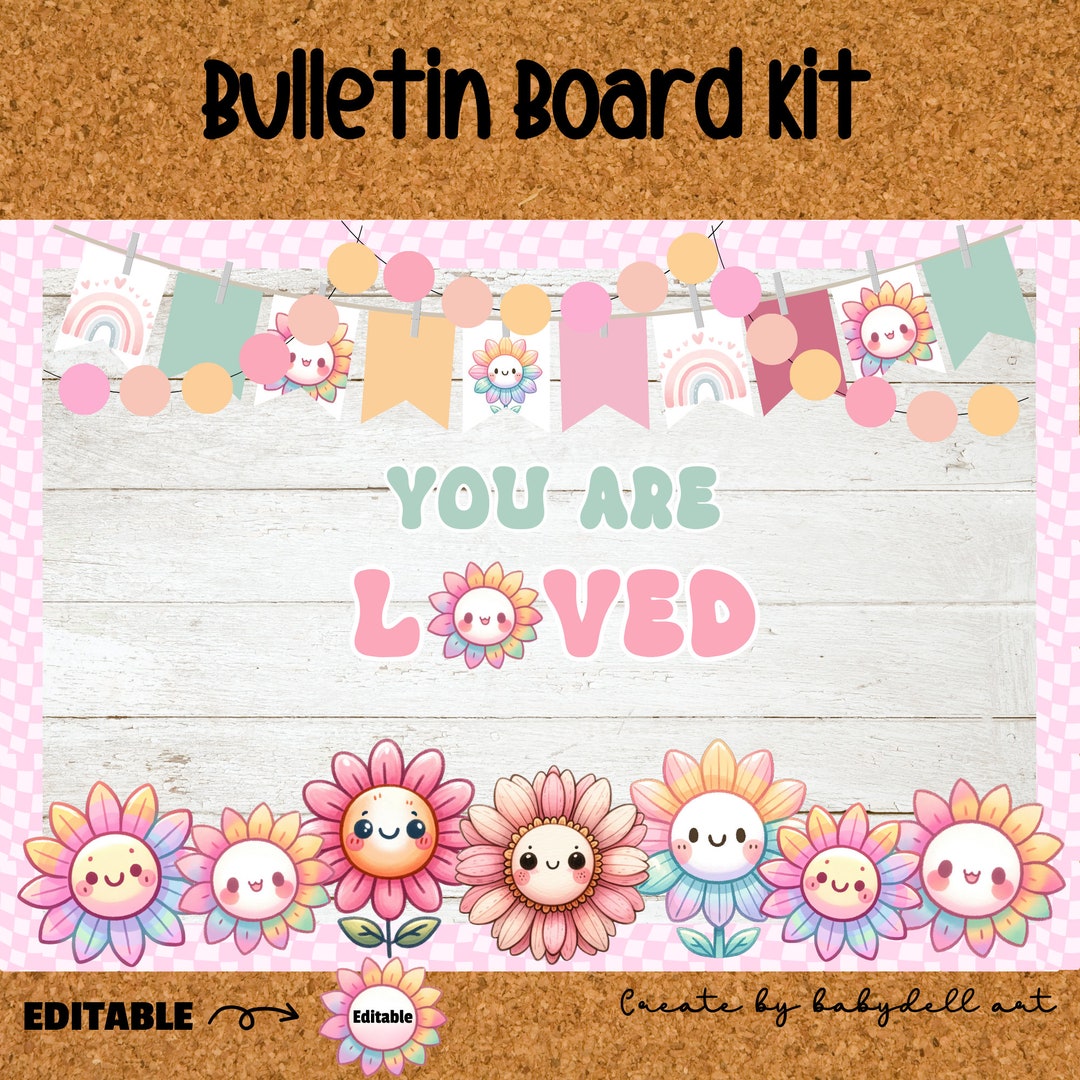 Valentine Bulletin Board or Classroom Door Decor, Sunflower Classroom ...