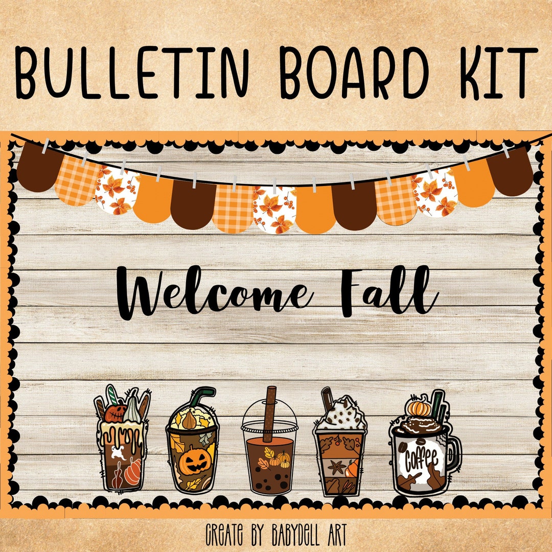 Fall Bulletin Board or Classroom Door Decor Easy Autumn Classroom ...