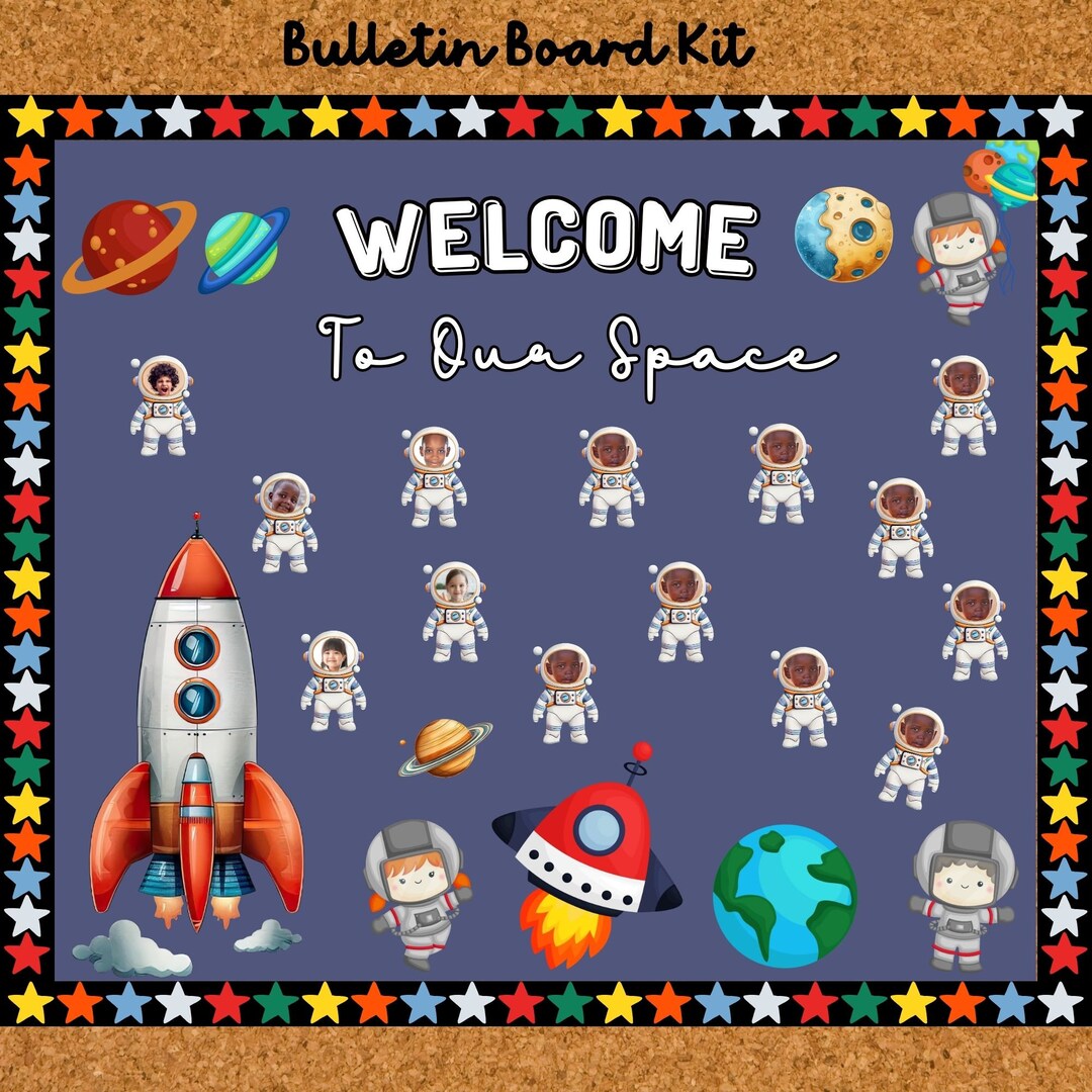 Welcome to Our Space Bulletin Board Kit: Classroom Decor - Etsy