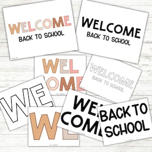 Back to School Bulletin Board Kit Boho Rainbow Classroom Decor ...