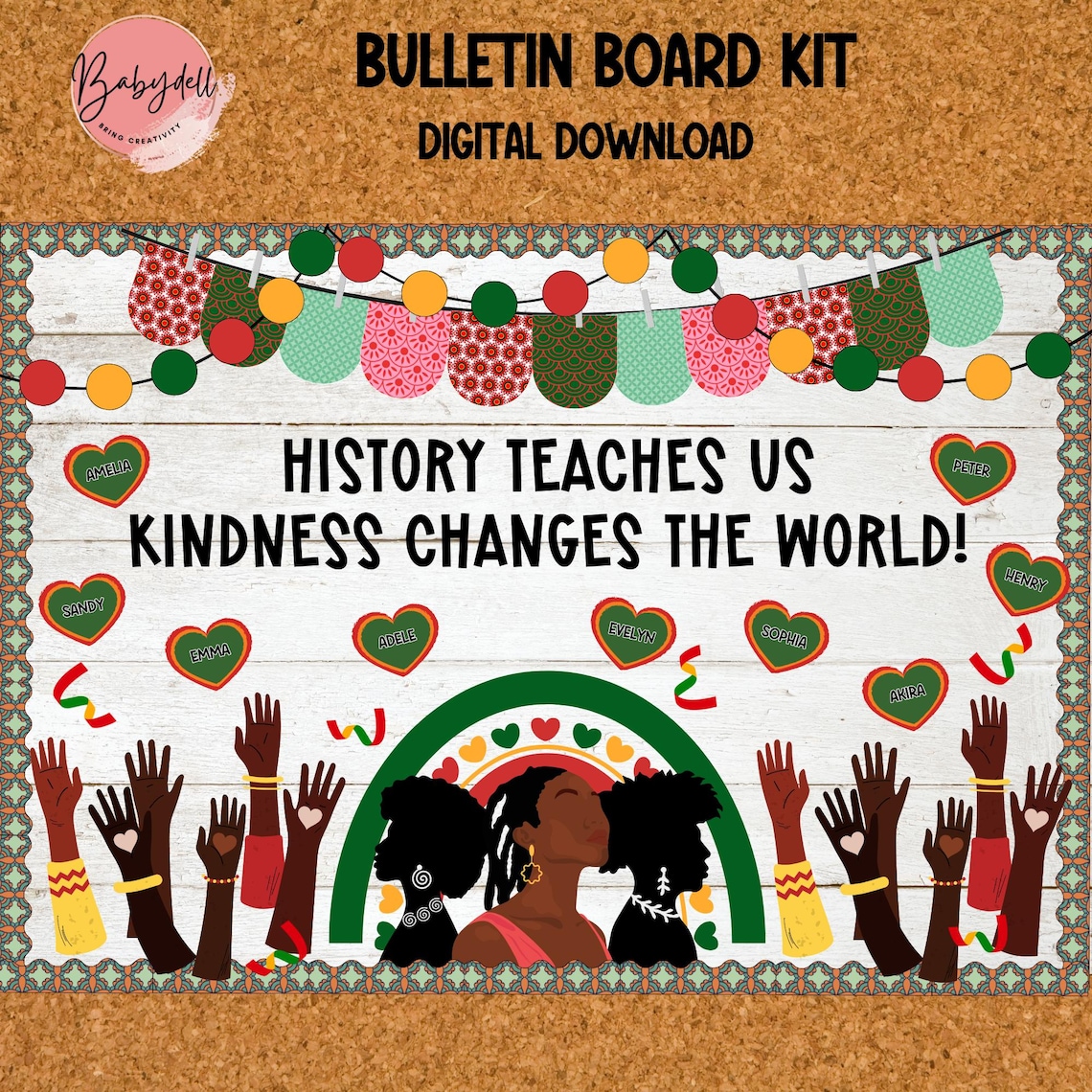 Black History Month Bulletin Board Kit | Inspirational Quotes ...