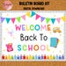 Welcome Back to School Bulletin Board Kit & Letter - First Day ...