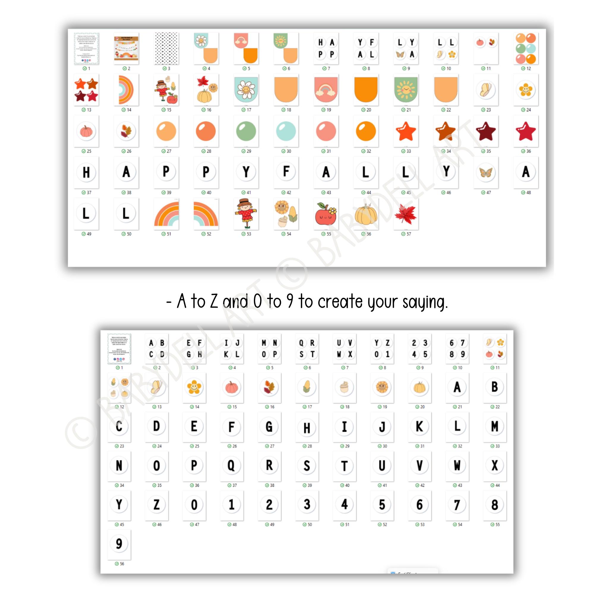Groovy Fall Bulletin Board Kit | Friendship Bracelet-themed Autumn ...