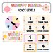 Groovy Pastel Voice Level Chart: Retro Classroom Decor - Etsy
