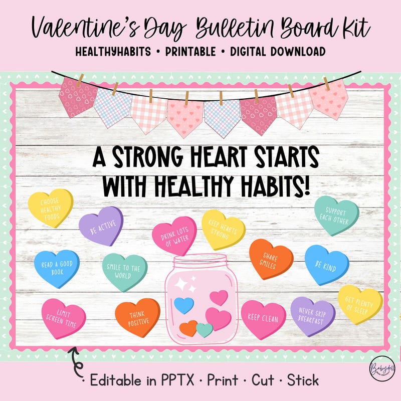 Heart Health Bulletin Boards - Etsy